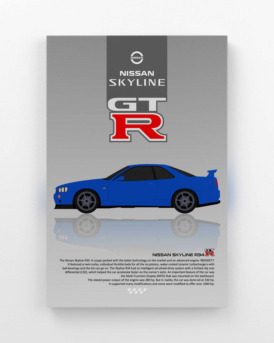 nissan skyline gtr r34 jdm – alisketchez